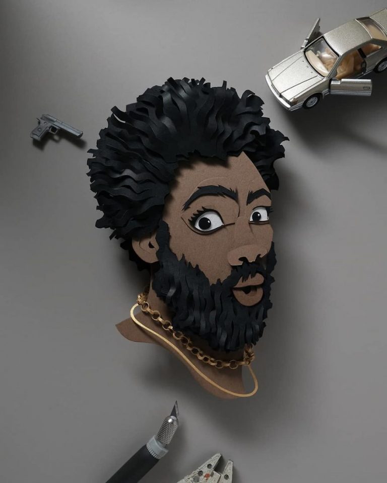 Artist Shows Off His Incredible Paper Work Skills By Recreating Famous ...