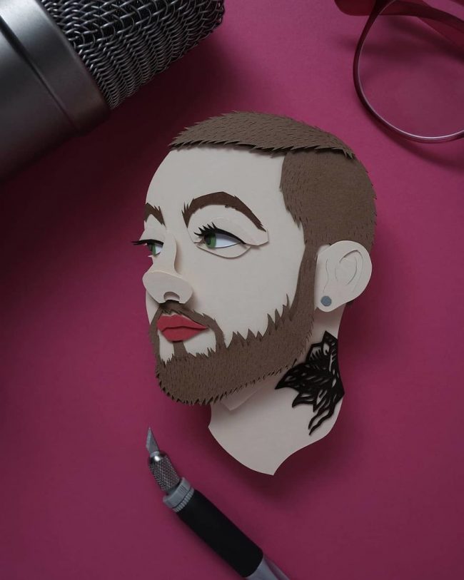 Artist Shows Off His Incredible Paper Work Skills By Recreating Famous ...