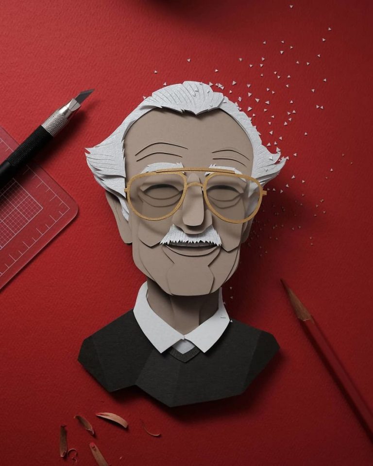 Artist Shows Off His Incredible Paper Work Skills By Recreating Famous ...