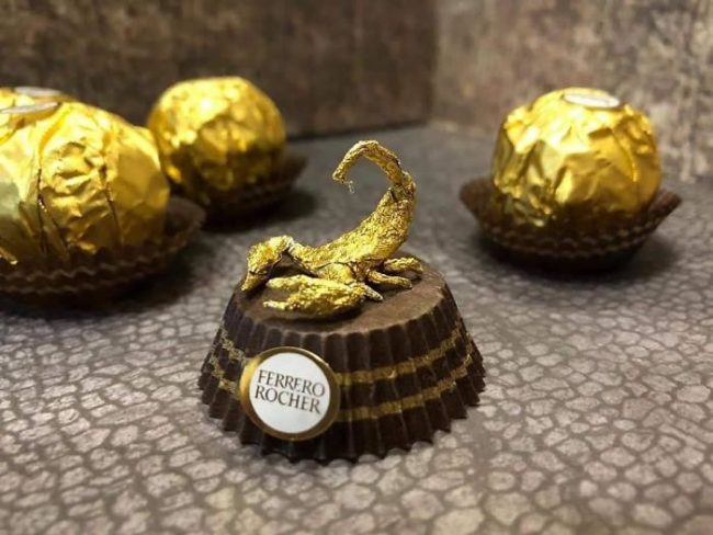 Chinese Artist Creates Sculptures From Ferrero Rocher Packaging ...