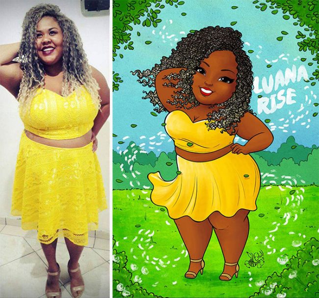 Tired Of Seeing Prejudice Against Plus-Sized Women This Artist Turned ...