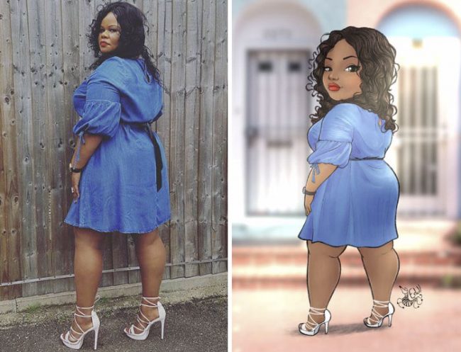 Tired Of Seeing Prejudice Against Plus-Sized Women This Artist Turned ...