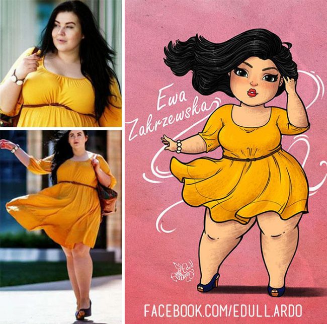 Tired Of Seeing Prejudice Against Plus-Sized Women This Artist Turned ...