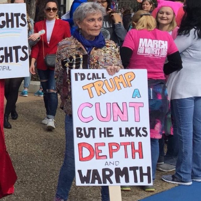The Funniest Anti-Trump Protest Signs » Design You Trust — Design Daily ...