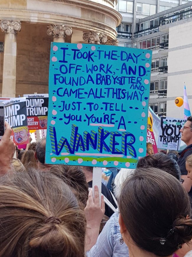 The Funniest Anti-Trump Protest Signs » Design You Trust — Design Daily ...