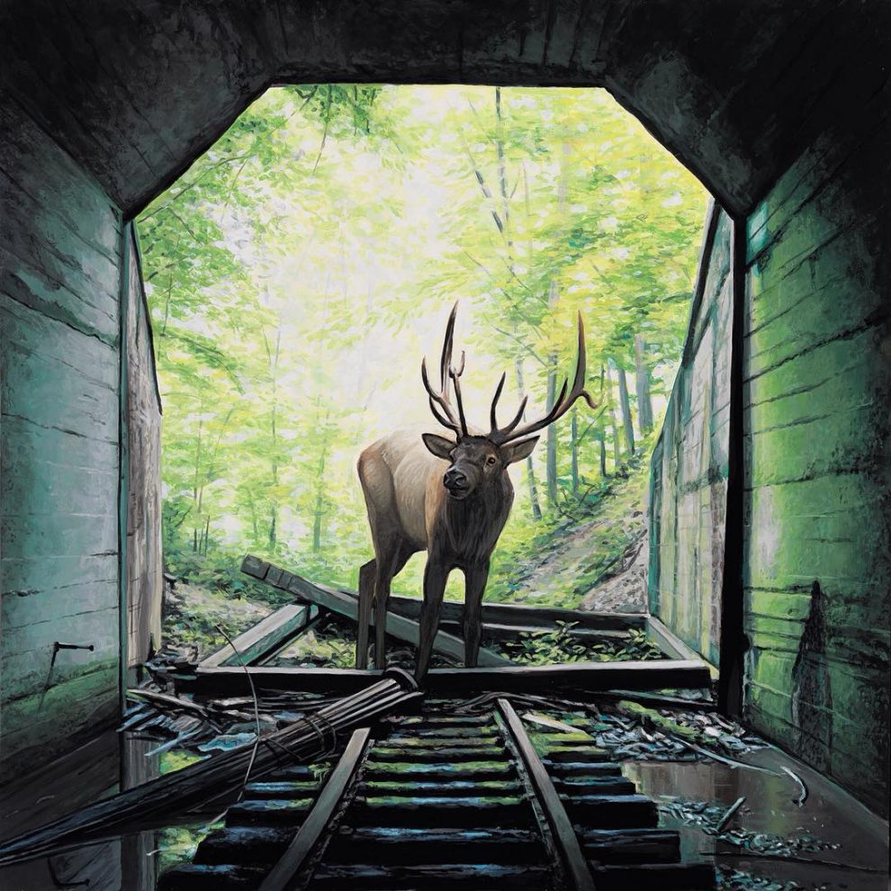 Josh Keyes’ New Paintings Of Post-Apocalyptic World » Design You Trust ...