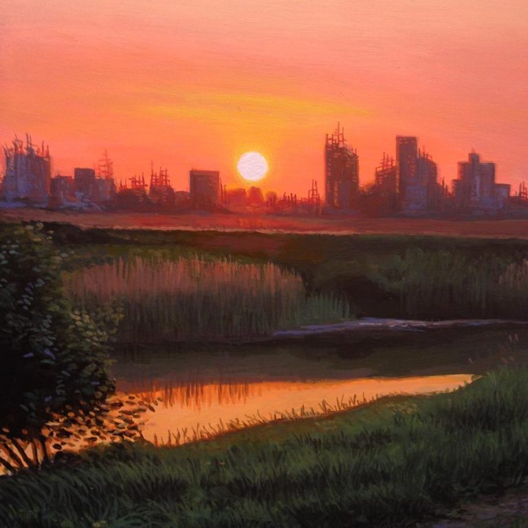 Josh Keyes’ New Paintings Of Post-Apocalyptic World » Design You Trust ...