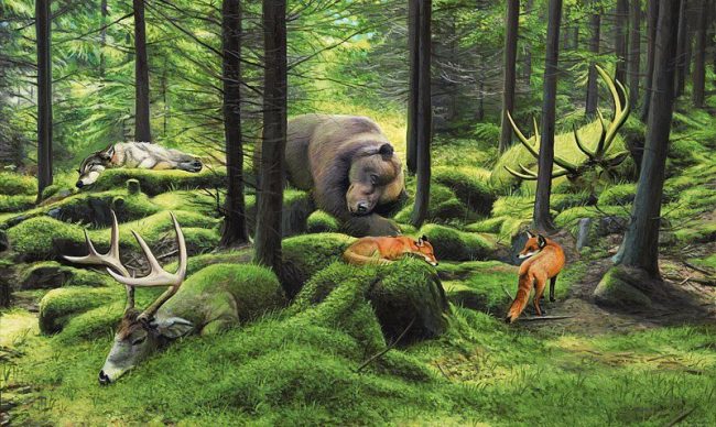 Josh Keyes’ New Paintings Of Post-Apocalyptic World » Design You Trust ...
