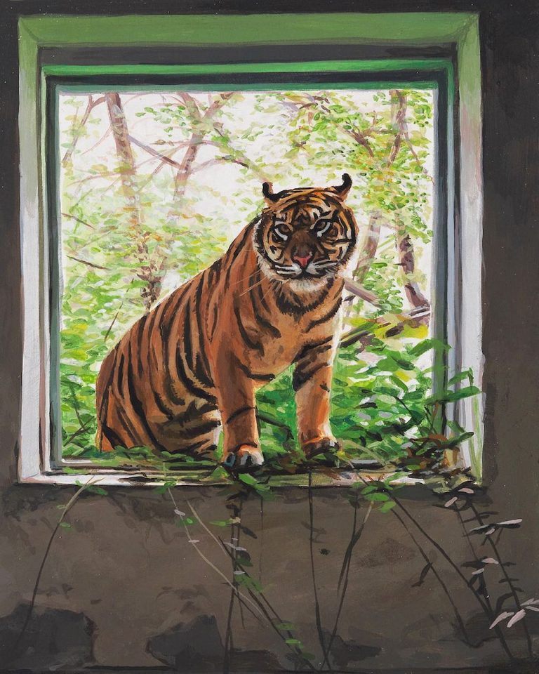 Josh Keyes’ New Paintings Of Post-Apocalyptic World » Design You Trust ...