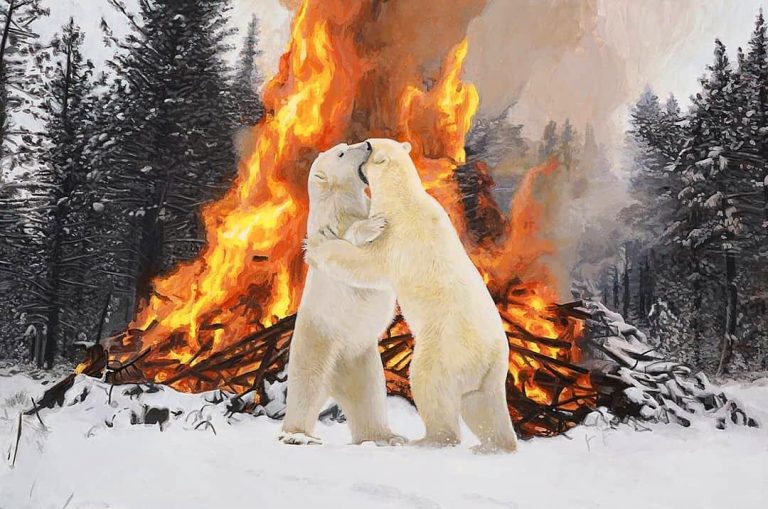 Josh Keyes’ New Paintings Of Post-Apocalyptic World » Design You Trust ...