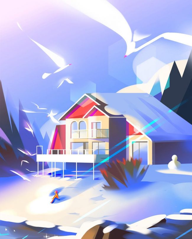 Artist Creates Illustrations That Turn Loneliness Into Magic » Design ...