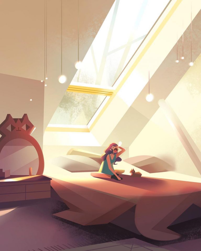 Artist Creates Illustrations That Turn Loneliness Into Magic » Design ...