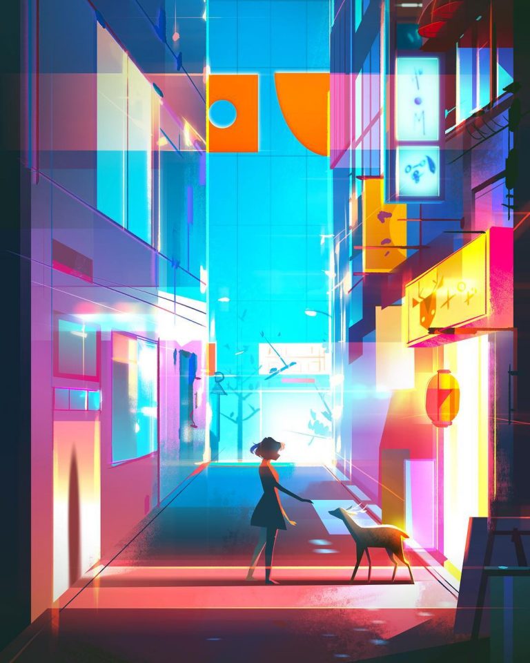 Artist Creates Illustrations That Turn Loneliness Into Magic » Design ...