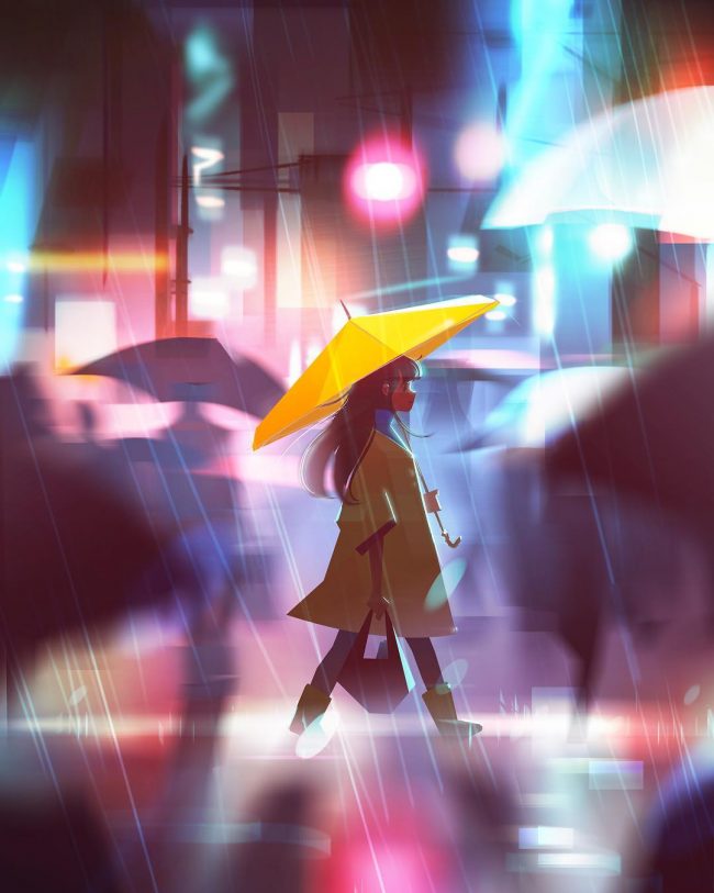 Artist Creates Illustrations That Turn Loneliness Into Magic » Design ...