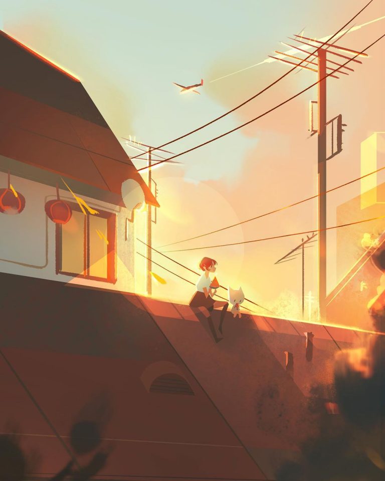 Artist Creates Illustrations That Turn Loneliness Into Magic » Design ...