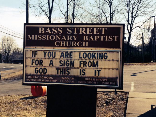 20 Genius Church Signs That Will Make You Laugh And Think » Design You ...