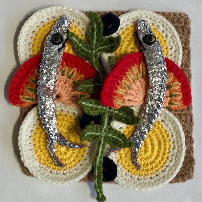 Knitwear Artist Kate Jenkins Crochets Sea Food So Well You Can Almost ...