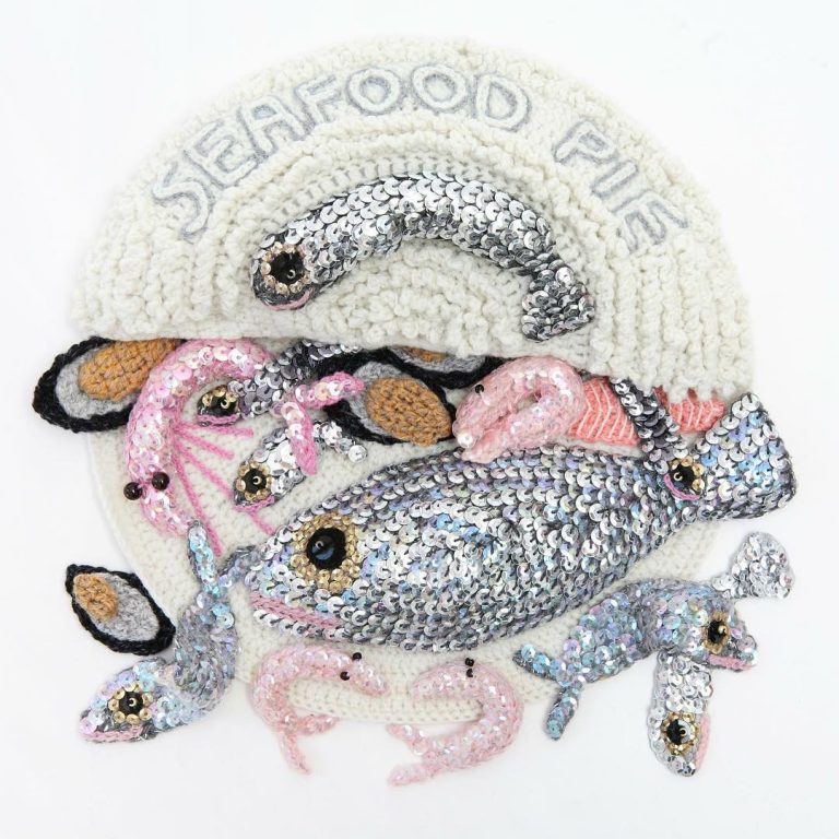 Knitwear Artist Kate Jenkins Crochets Sea Food So Well You Can Almost ...