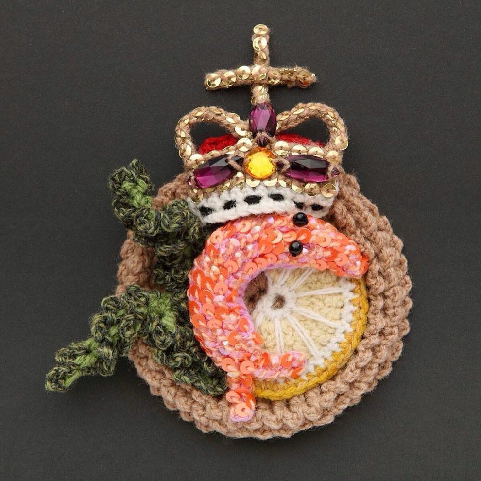 Knitwear Artist Kate Jenkins Crochets Sea Food So Well You Can Almost ...