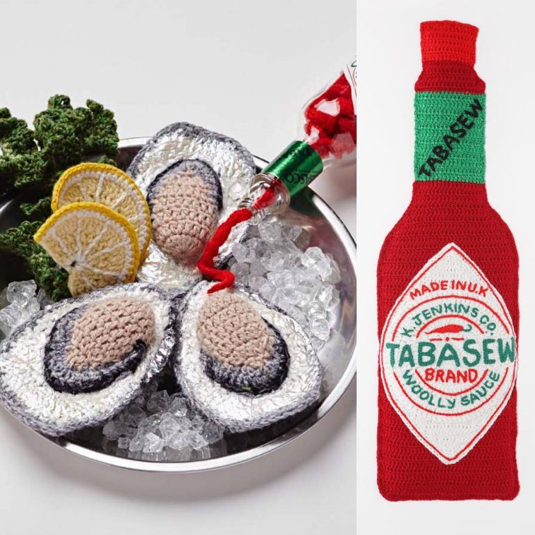 Knitwear Artist Kate Jenkins Crochets Sea Food So Well You Can Almost ...