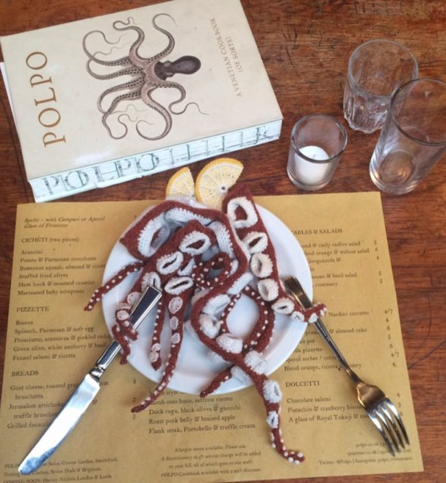 Knitwear Artist Kate Jenkins Crochets Sea Food So Well You Can Almost ...