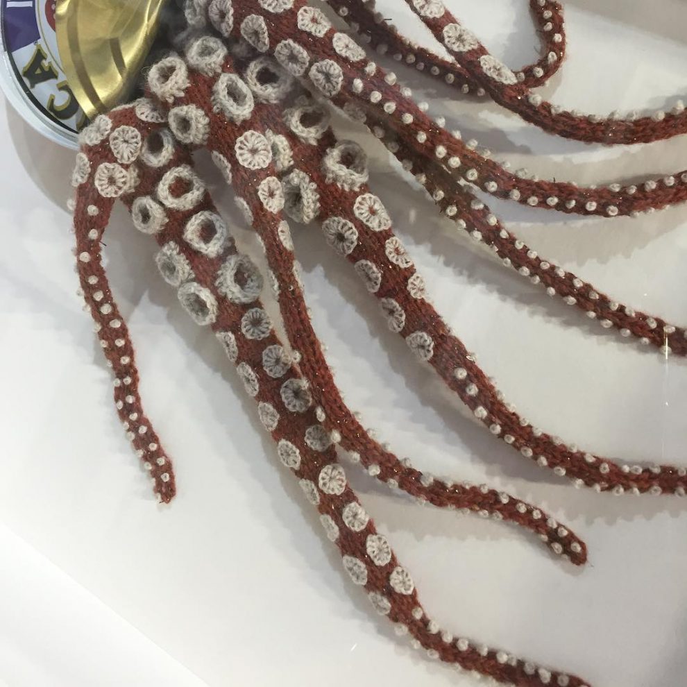 Knitwear Artist Kate Jenkins Crochets Sea Food So Well You Can Almost ...