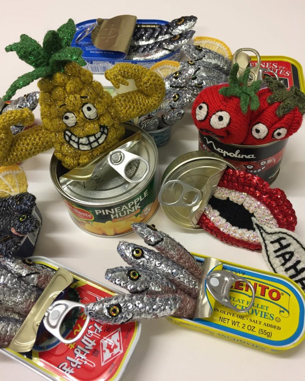Knitwear Artist Kate Jenkins Crochets Sea Food So Well You Can Almost ...