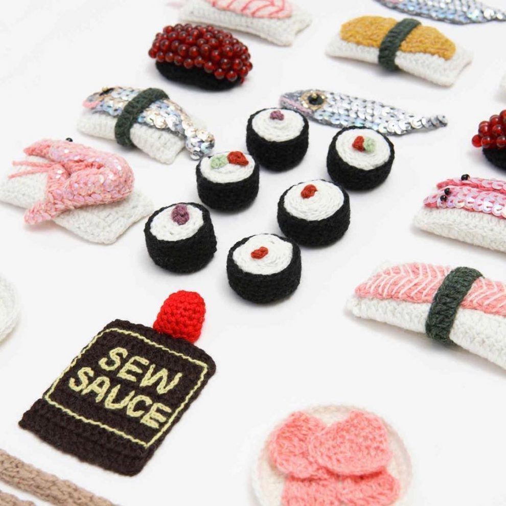 Knitwear Artist Kate Jenkins Crochets Sea Food So Well You Can Almost ...