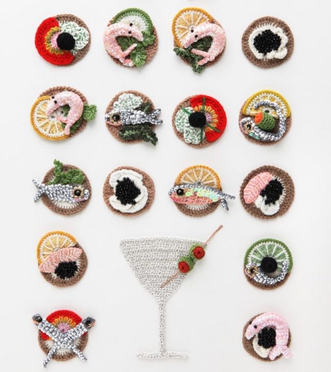 Knitwear Artist Kate Jenkins Crochets Sea Food So Well You Can Almost ...