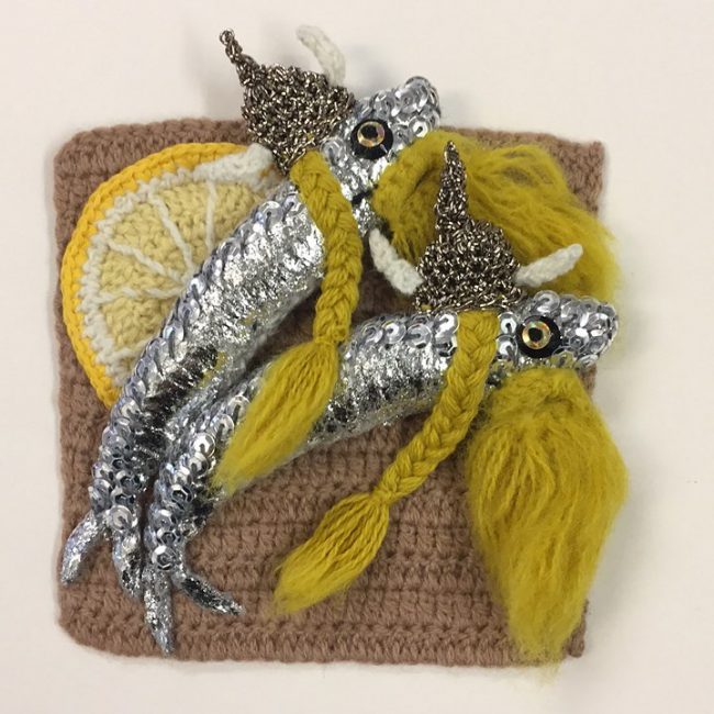 Knitwear Artist Kate Jenkins Crochets Sea Food So Well You Can Almost ...