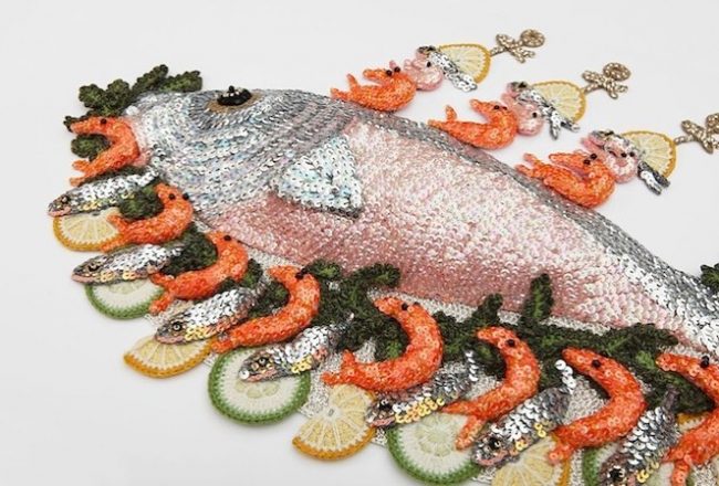 Knitwear Artist Kate Jenkins Crochets Sea Food So Well You Can Almost ...