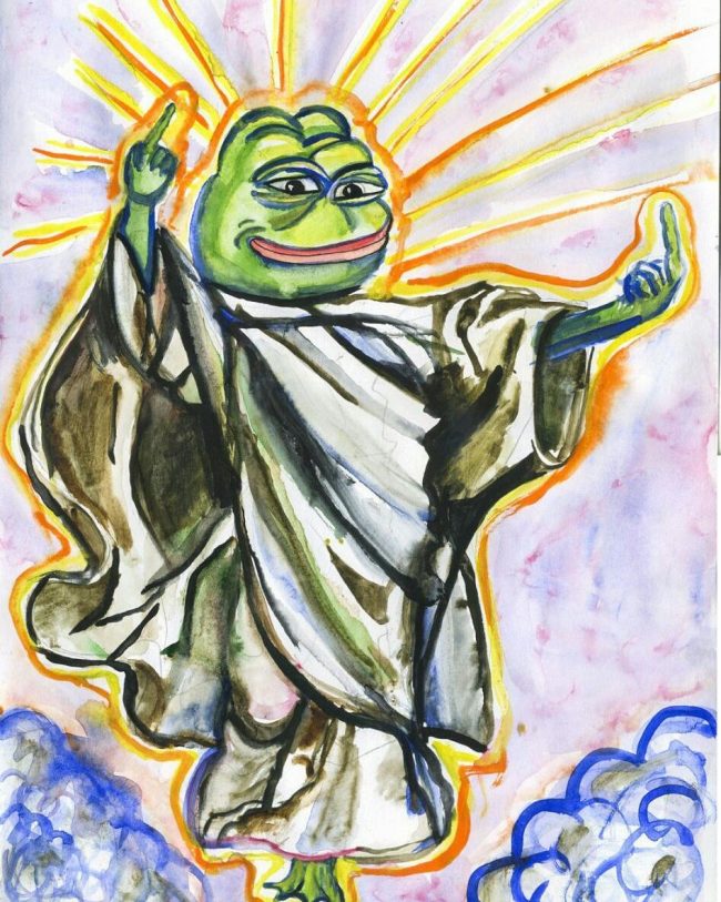 Russian Artist Pepelangelo Turns Pepe The Frog Into Masterpiece ...