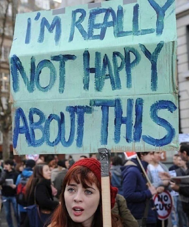 Hilariously Polite Protest Signs » Design You Trust — Design Daily ...