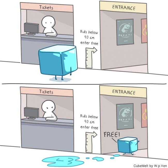 Comics About An Ice Cube Which Artist Created At The Lowest Point Of ...