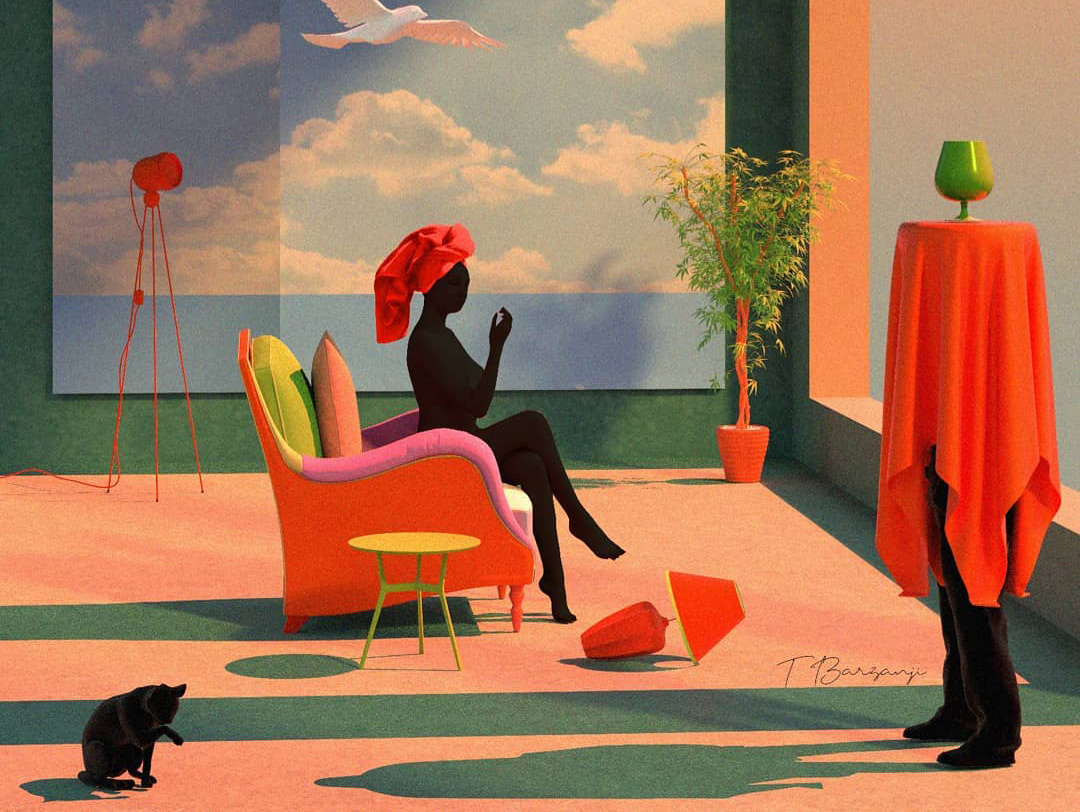 Artist Tishk Barzanji Explores Human Tragedy In Psychedelic ...