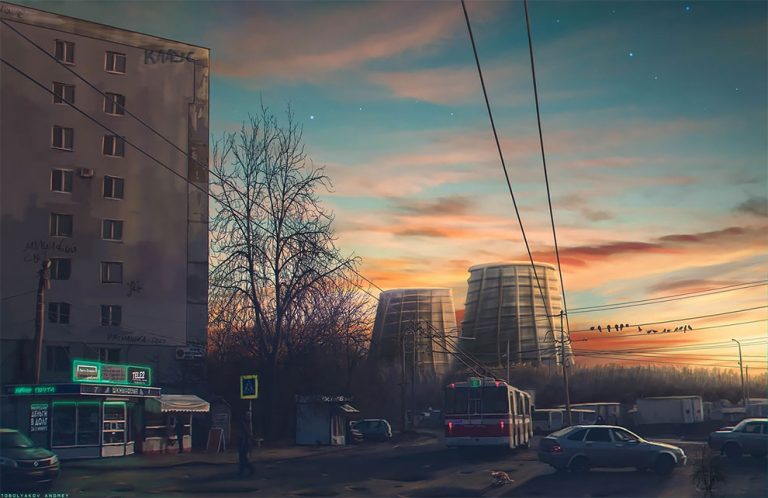 Russian Artist Transforms Google Map Landscapes And Boring Russian ...