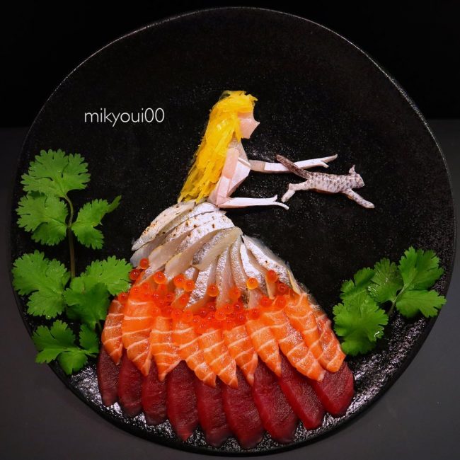 Amateur Culinary Artist Creates The Most Amazing Sashimi Plating ...