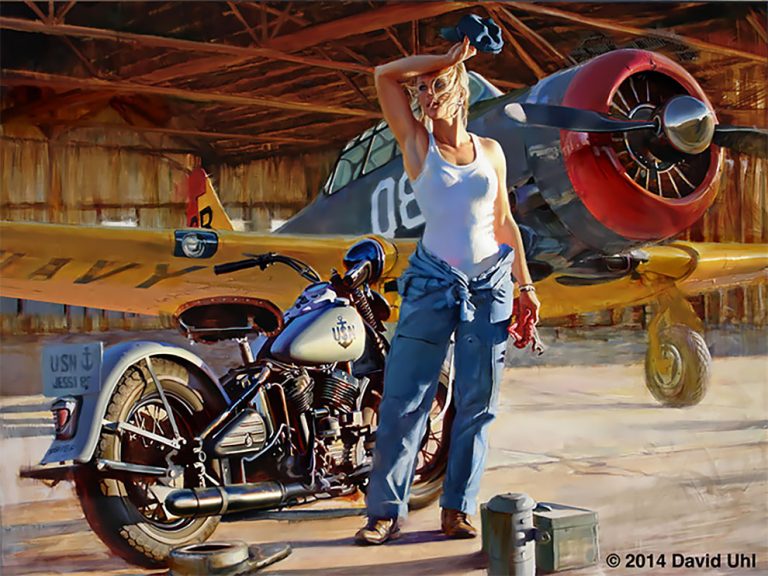 “Fuel For The Soul”: Outstanding Nostalgic Motorcycle Paintings Of ...