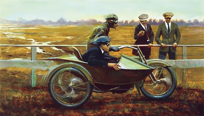 “Fuel For The Soul”: Outstanding Nostalgic Motorcycle Paintings Of ...