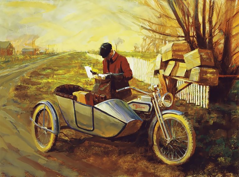 “Fuel For The Soul”: Outstanding Nostalgic Motorcycle Paintings Of ...