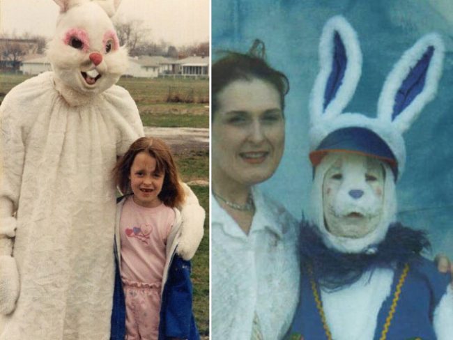 These Creepy And Disturbing Vintage Easter Bunny Photos That Will Make ...