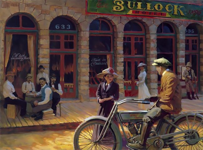 “Fuel For The Soul”: Outstanding Nostalgic Motorcycle Paintings Of ...