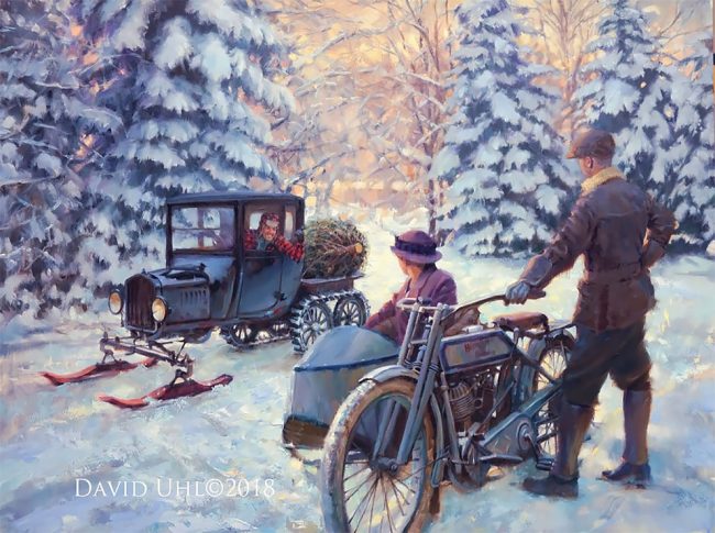 “Fuel For The Soul”: Outstanding Nostalgic Motorcycle Paintings Of ...