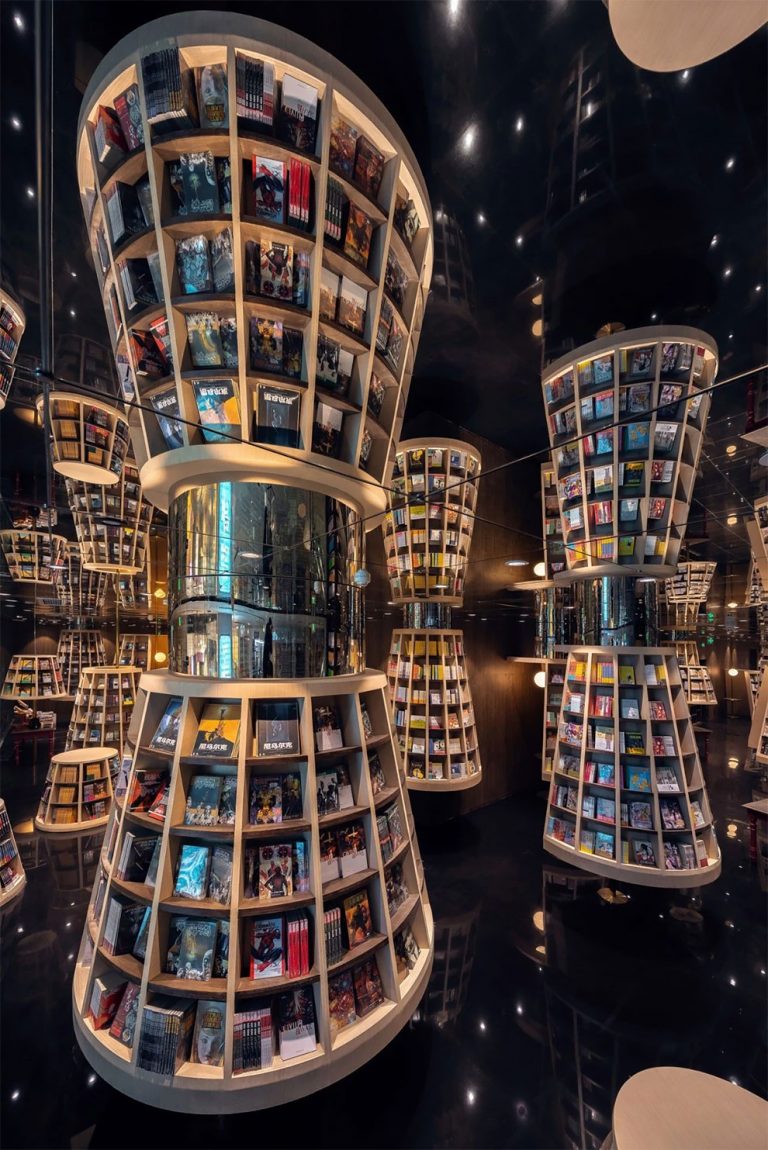 “Straight Out Of Inception”: Enthralling Optical Illusion Bookstore ...