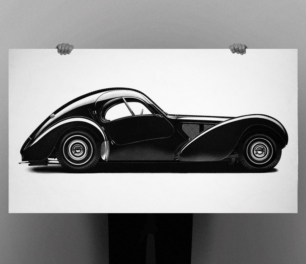 Realistic Classic Car Drawings By Alessandro Paglia » Design You Trust ...