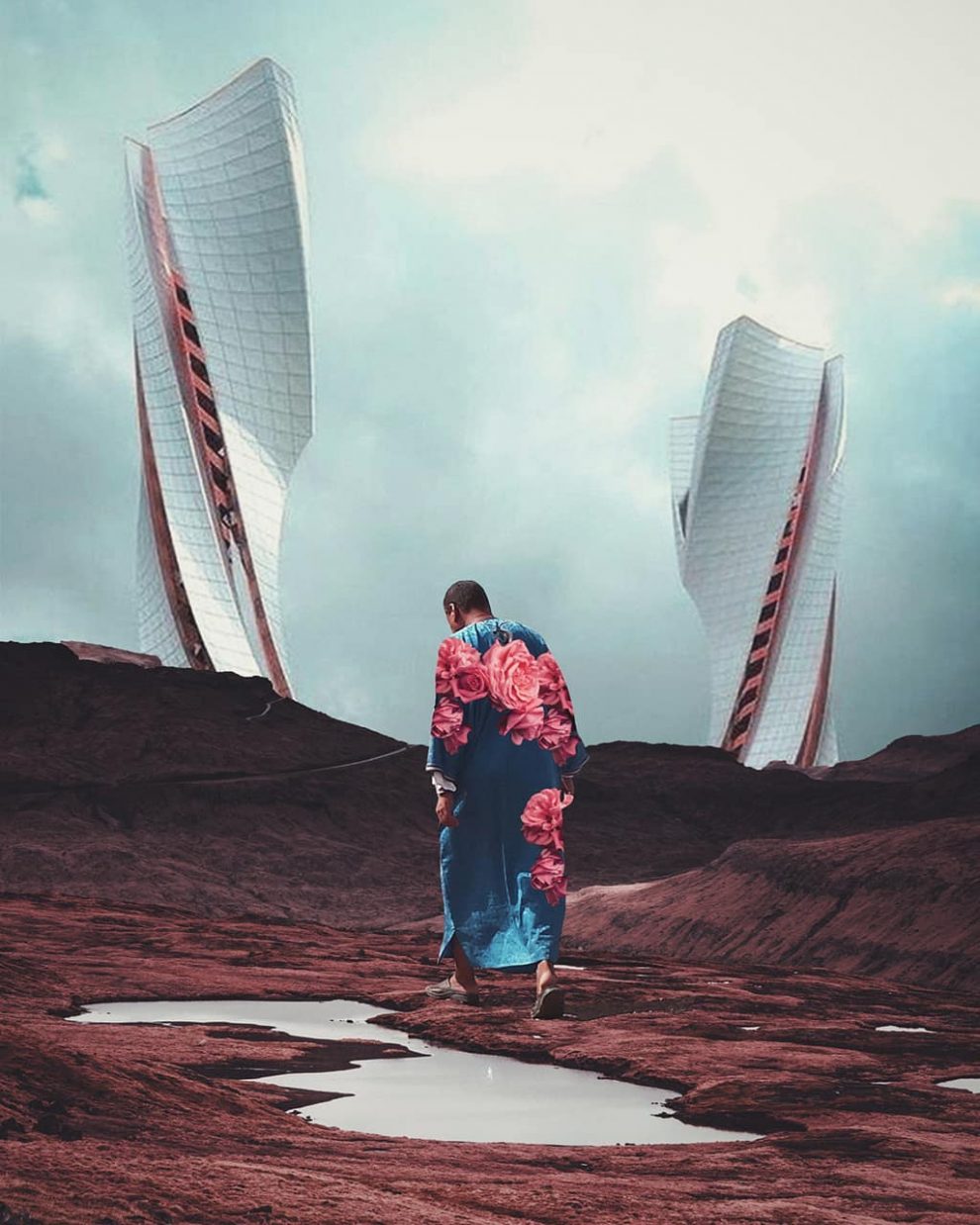 Retro-Futuristic Collages Of Frank Moth Venture Between Dreams And ...