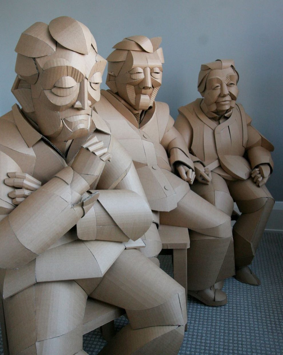 Life-Size Cardboard Figures By Warren King » Design You Trust — Design ...