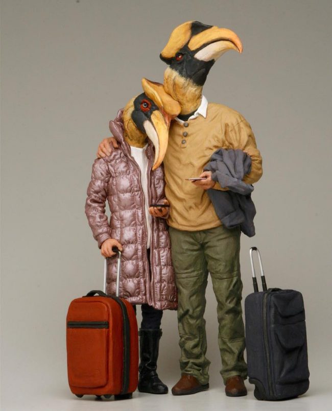 Sculptor Alessandro Gallo Gives Animal Heads To People And The Result ...