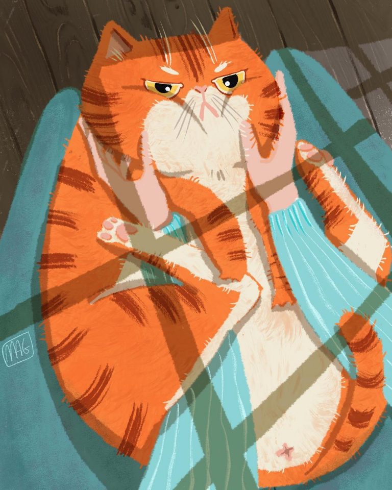 Italian Illustrator Shows How Loving And Friendly Cats Can Be » Design ...