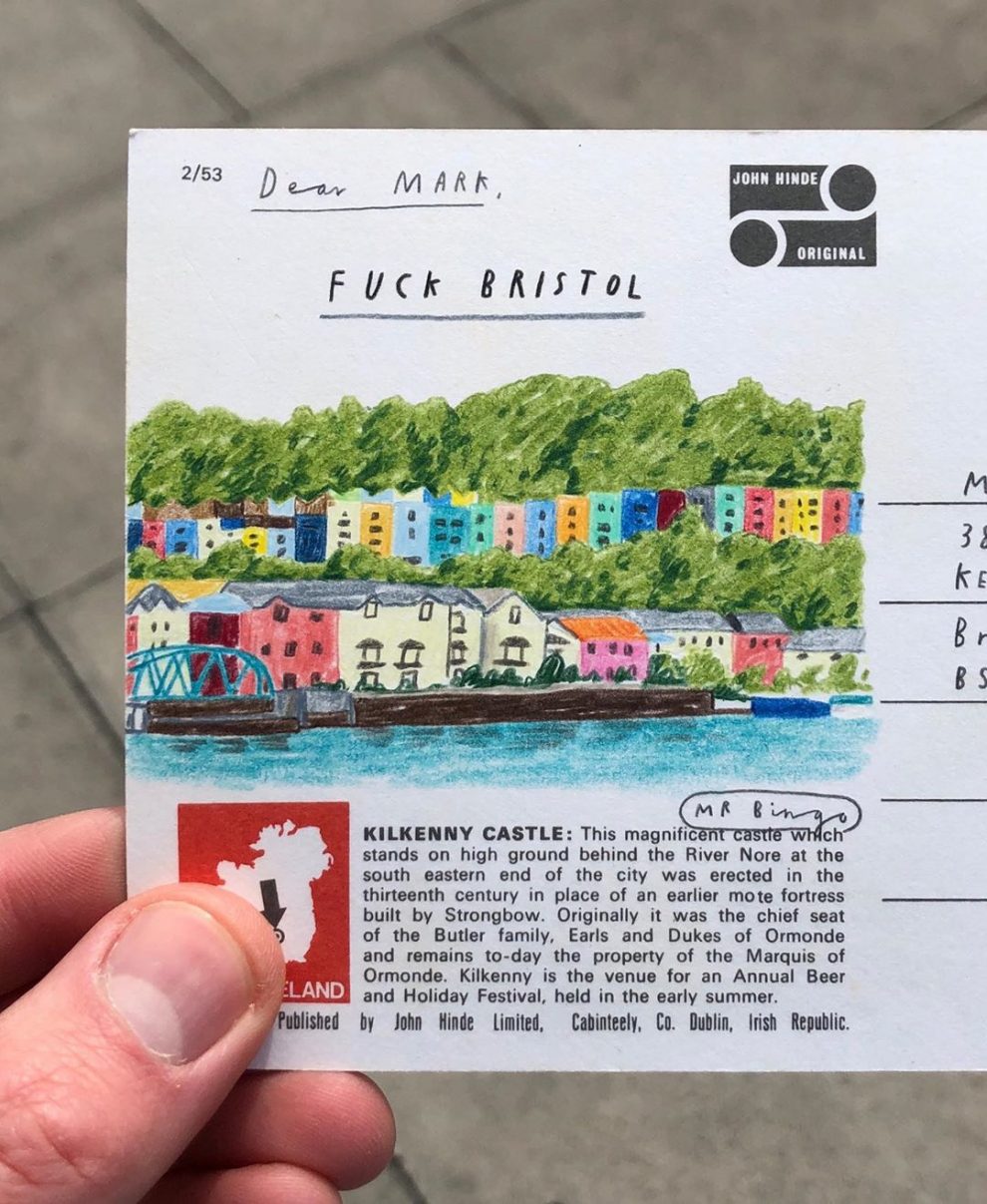 This Artist Sends Elaborate Abusive Postcards To Anyone Who Tweet Him ...